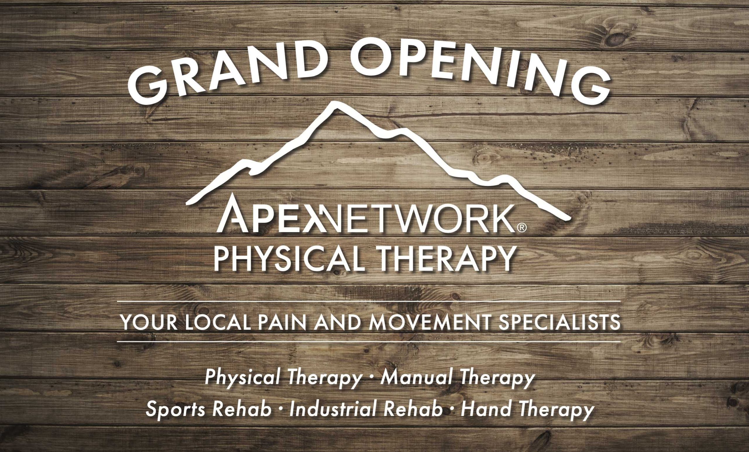 ApexNetwork Physical Therapy Opens Peoria, AZ, Location - ApexNetwork Physical Therapy